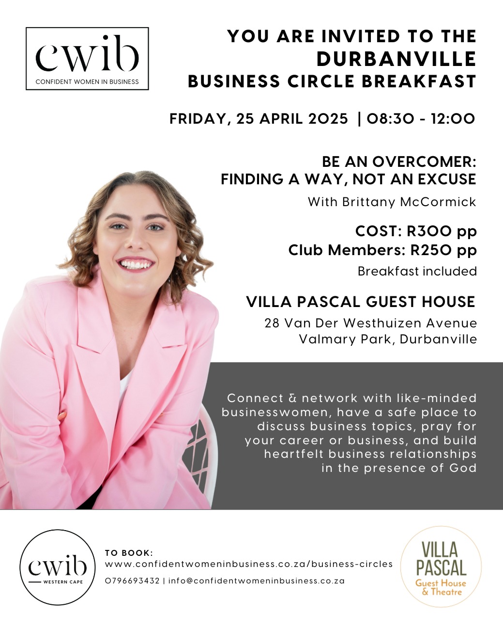 CWIB Business Circle_Durbanville | skybookings.com